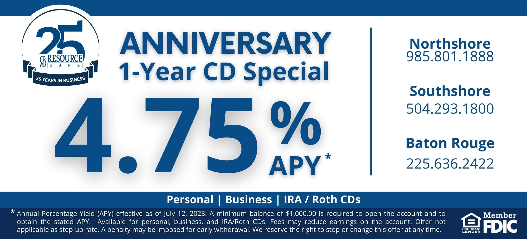 Resource Bank | Summer Special